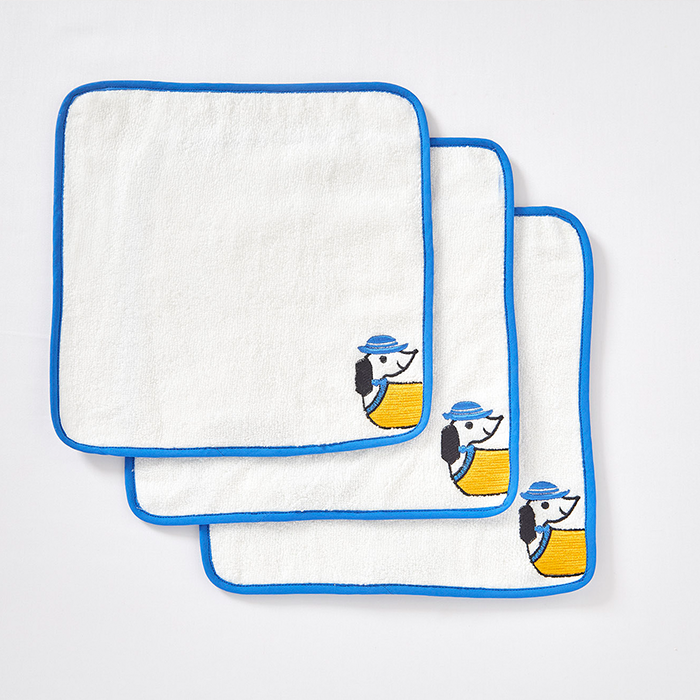 Fido Face Towel - Set of Three – Annasimona Kids